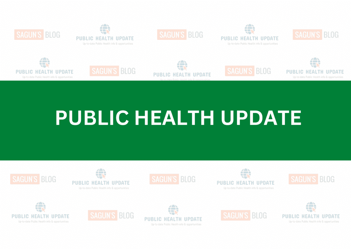 Public Health Update: For the latest news and updates on health topics!